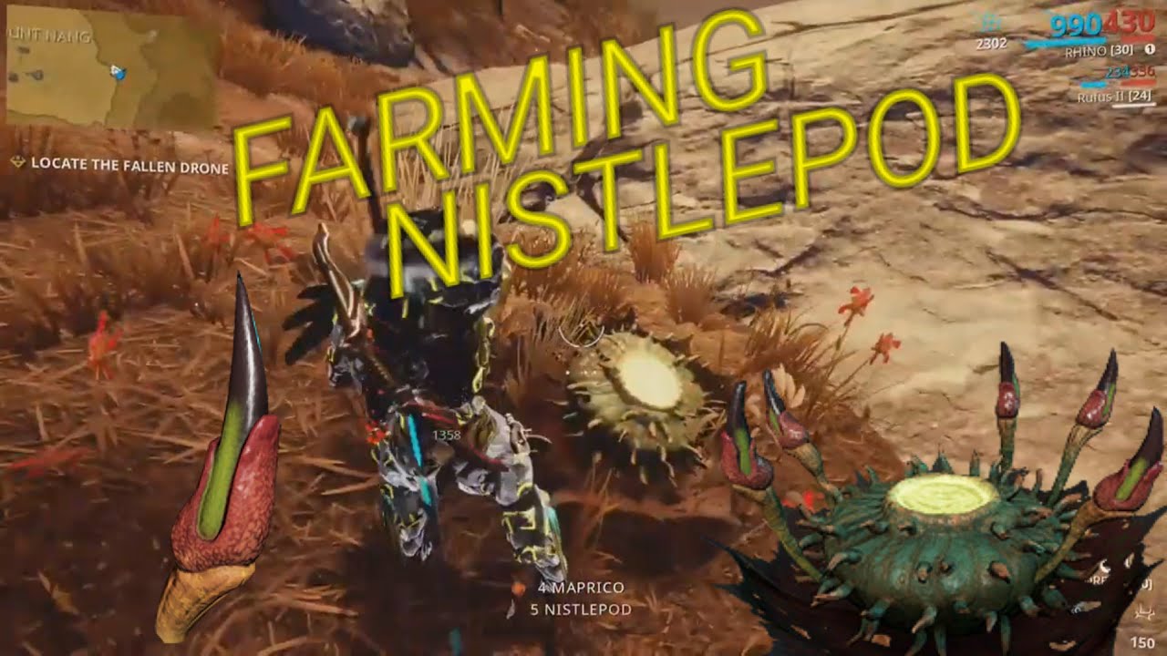 Warframe | Easy Guide to Farming Nistlebrush/ Nistlepod! - YouTube