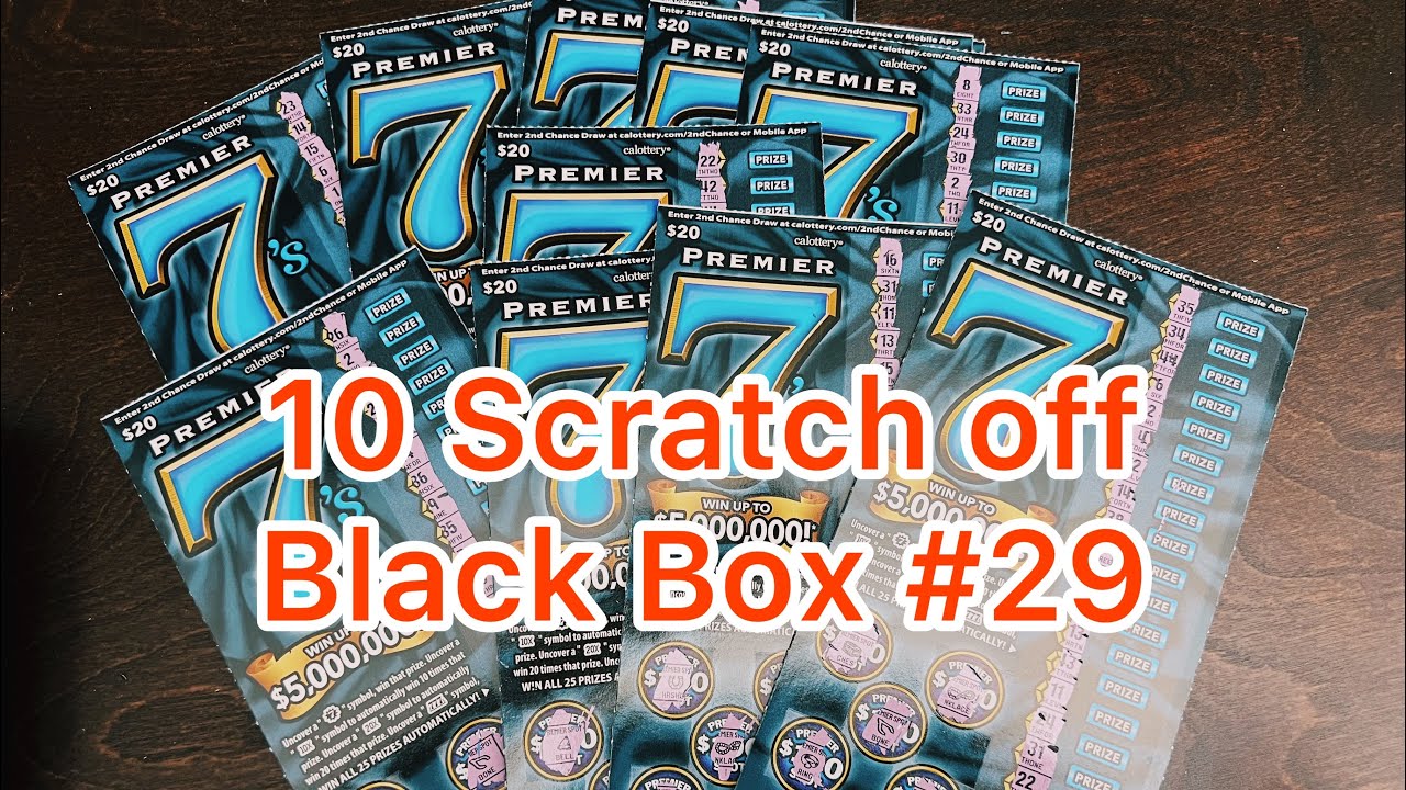 Premier 7 Scratch off starting with Black Box #29 💥 - YouTube
