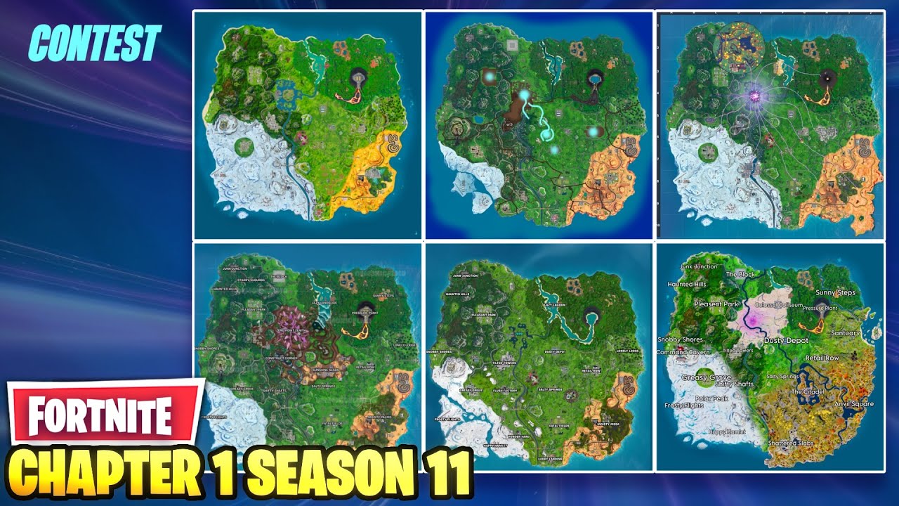 What if there was Fortnite Chapter 1 Season 11? Map Concepts - CONTEST ...