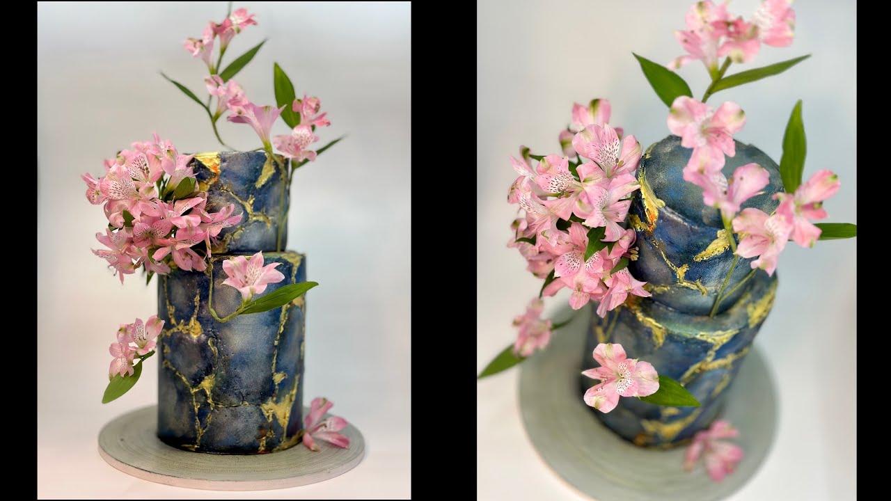 Stone Texture Cake - YouTube