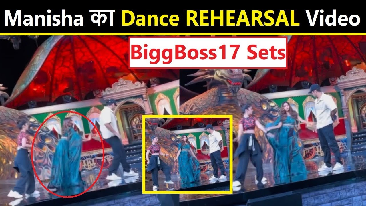 Manisha Rani Dance Rehearsal Video From BiggBoss17 Sets | Manisha Rani ...