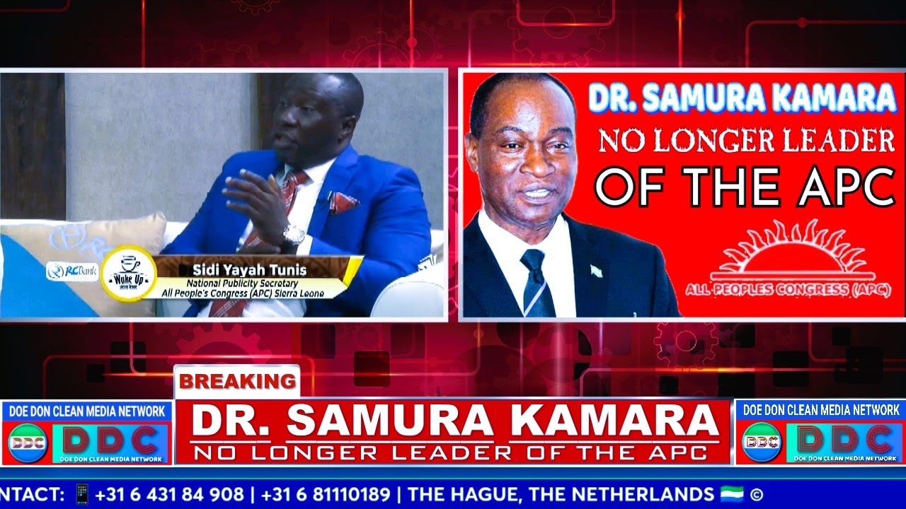 BREAKING UPDATE DR. SAMURA M. W. KAMARA NO LONGER THE LEADER OF THE APC ...