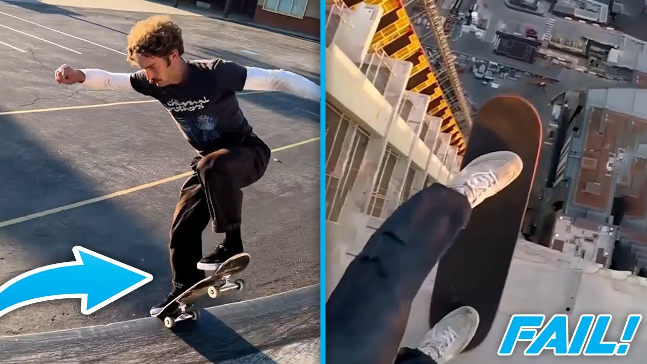 SKATEBOARDING ( EXTREME FAILS AND WINS ) ! EP 17 - YouTube