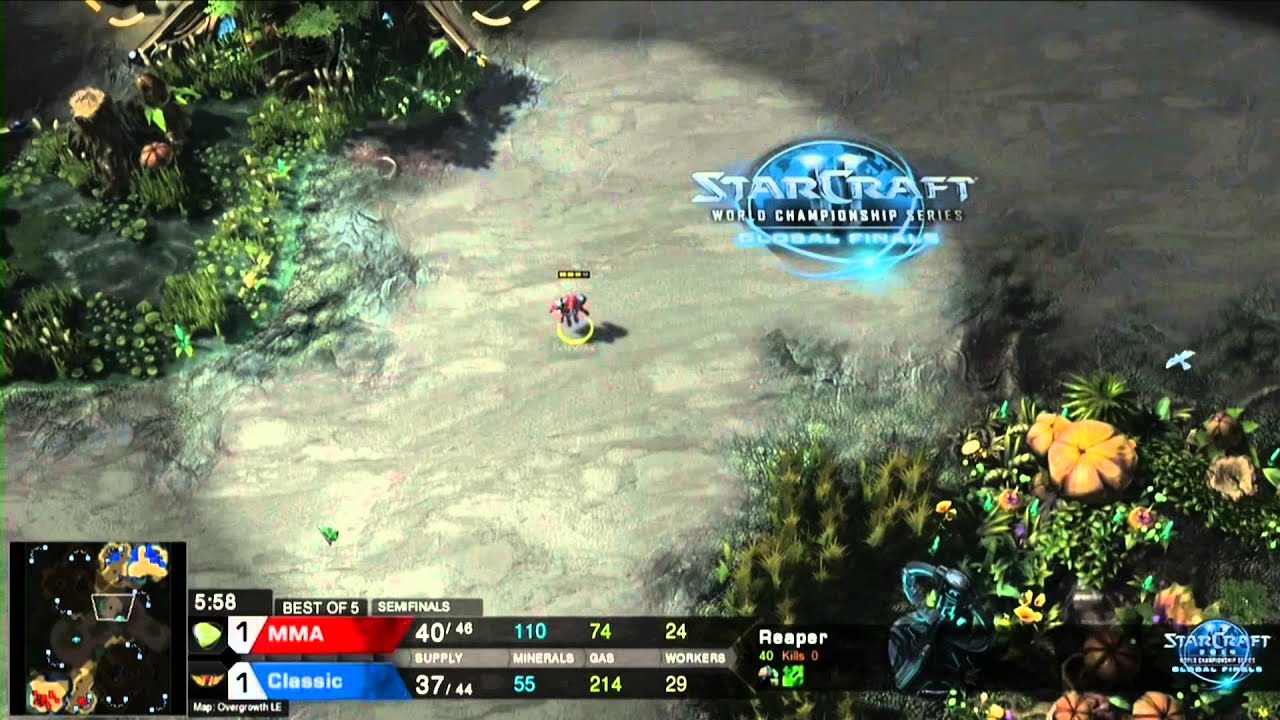 WCS Global Finals 2014 Starcraft 2 - Semi Finals - MMA vs Classic - YouTube