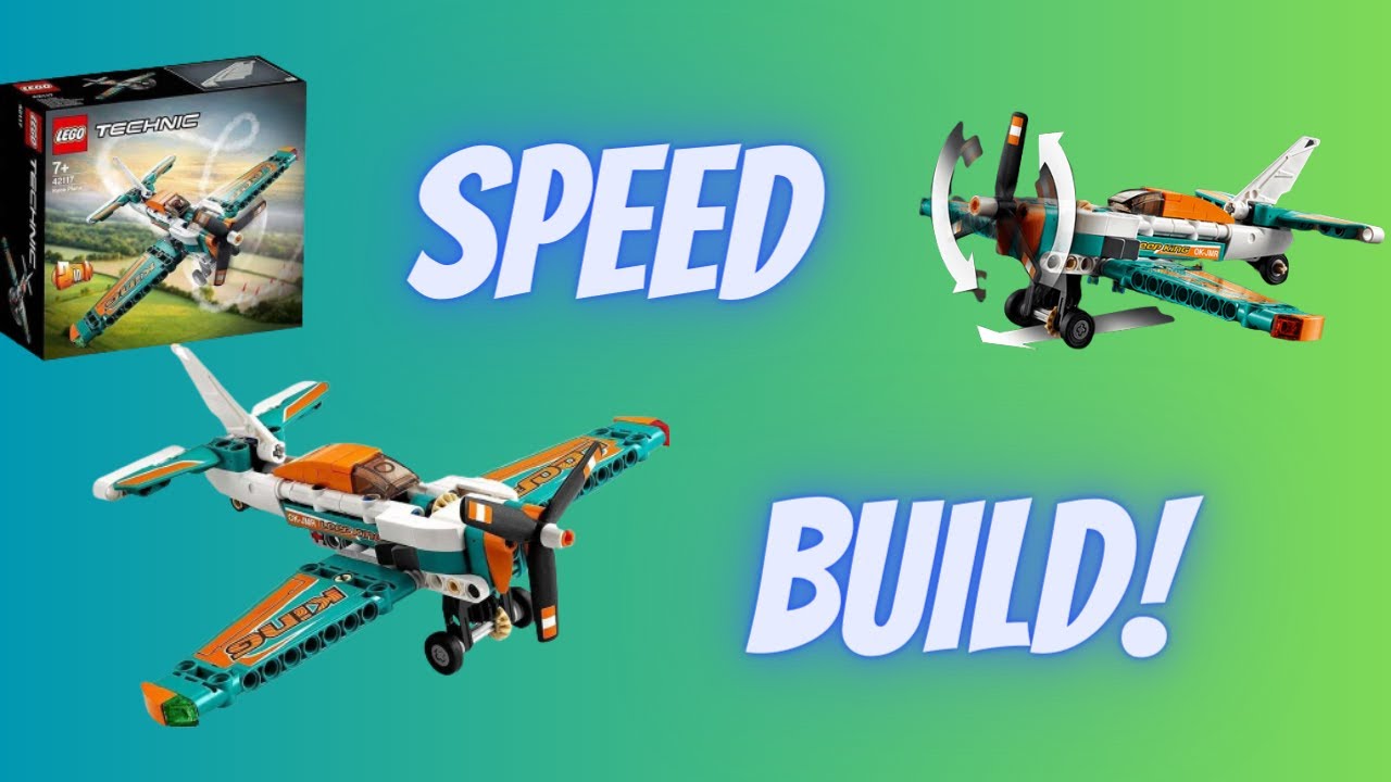| Lego Racing Plane 42117 | Speed Build of Lego Technic Plane | - YouTube