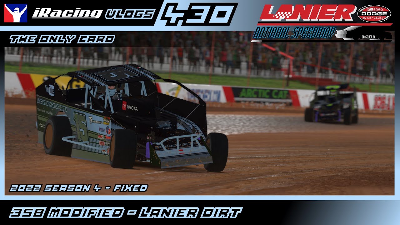 The Only Card - 358 Modified @ Lanier Dirt - Fixed - iRacing Ep. 430 ...