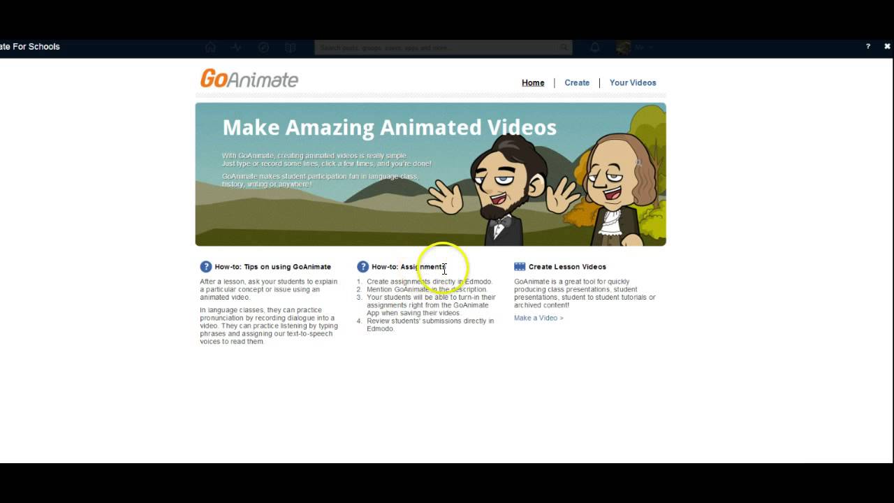 GoAnimate App - YouTube