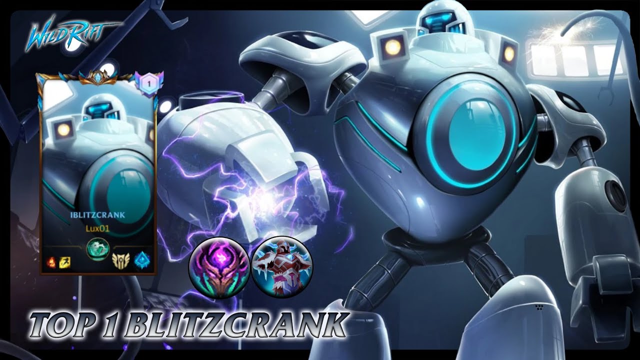 Wild Rift BLITZCRANK - TOP 1 iBlitzcrank S13 Ranked Gameplay + Build - YouTube