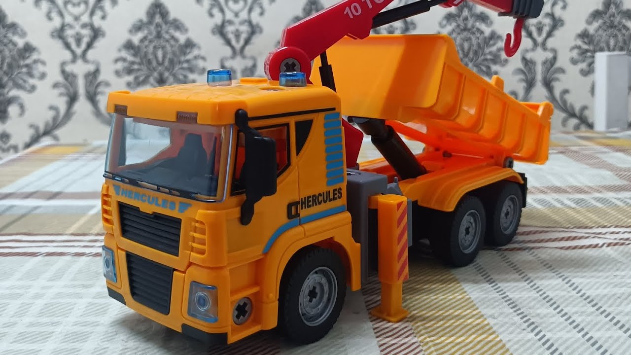 buka pasang lori mainan kanak-kanak - YouTube