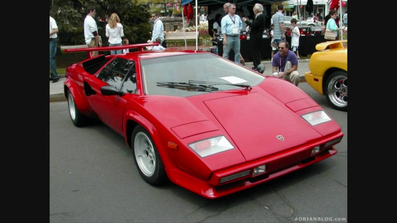 Lamborghini Countach LP500S Exhaust Sound - YouTube