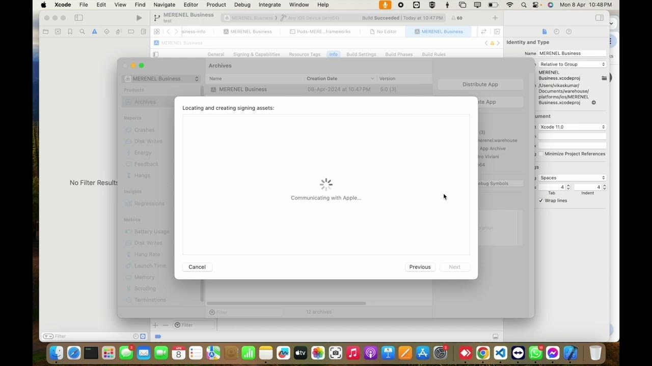 Generating IPA file through Xcode 15 on mac - YouTube