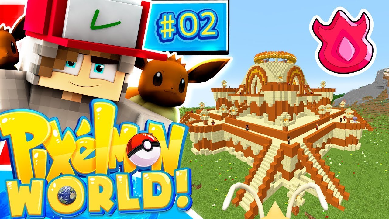 I Beat The Hardest Gym?! - Pixelmon World - Ep.2 - YouTube