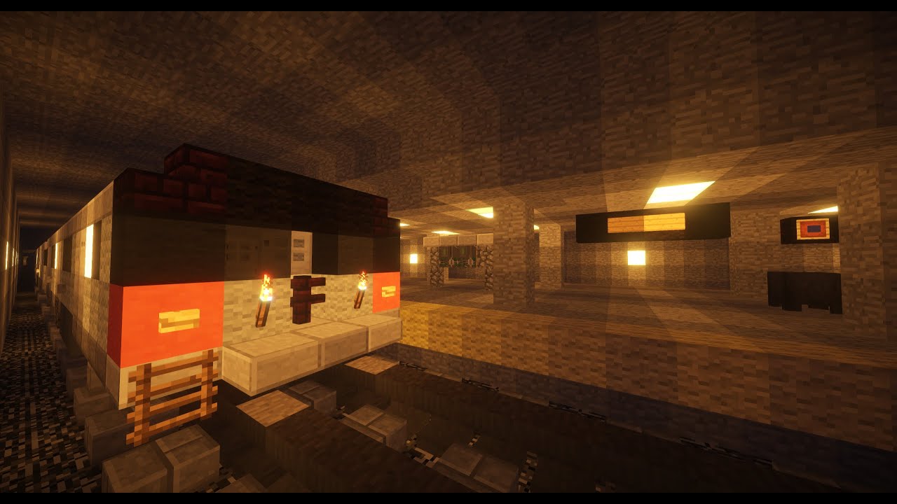 Minecraft NYC Subway Station Tour - YouTube