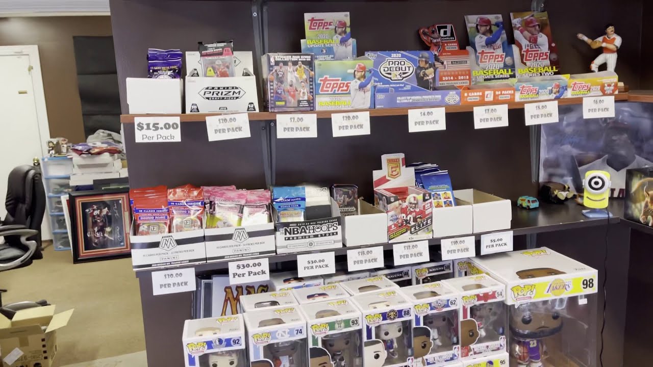 AWESOME PULLS! RANDOM PACK OPENING AT THE CARD SHOP! - YouTube