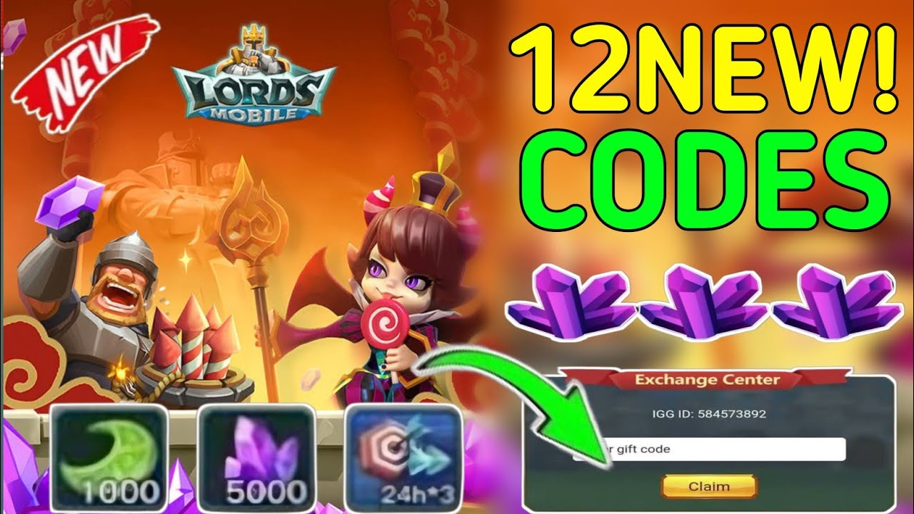 ⚠️ NEW ⚠️ LORD'S MOBILE REDEEM CODES 2025 - LORD'S MOBILE CODES 2025 - YouTube