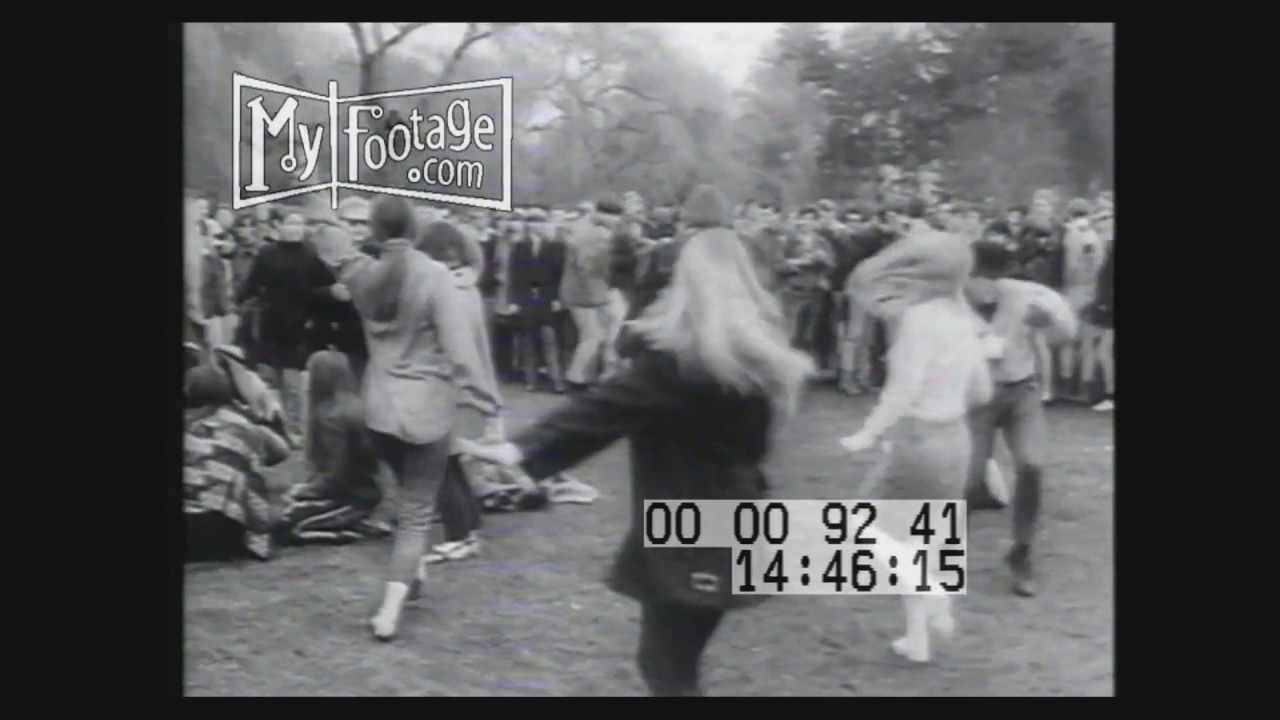 1960s Hippies Dancing Outside - YouTube