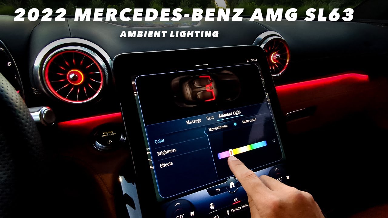 The Art Of Illumination Unlocking The Magic Of Ambient Lighting In Amg Vehicles