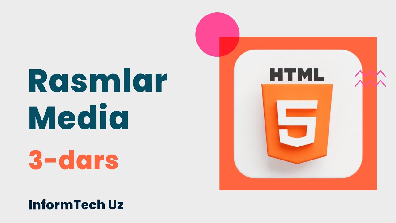 3. Rasmlar va Media(Audio, Video) - YouTube