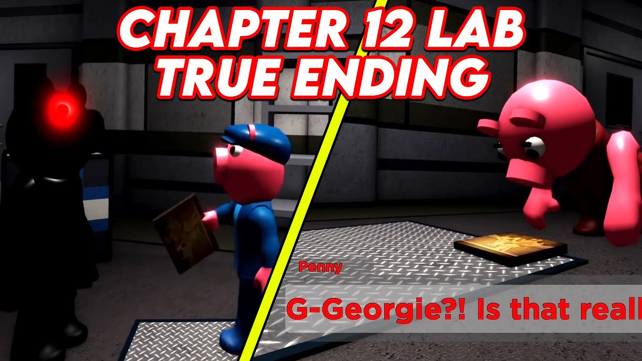REACTING TO PIGGY BOOK 2 TRUE ENDING.. *FANMADE* (Roblox Chapter 12 LAB ...