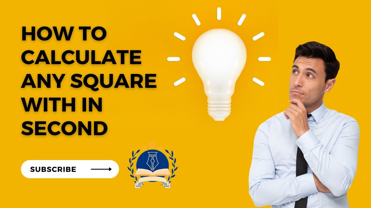 How to Calculate any Square - YouTube