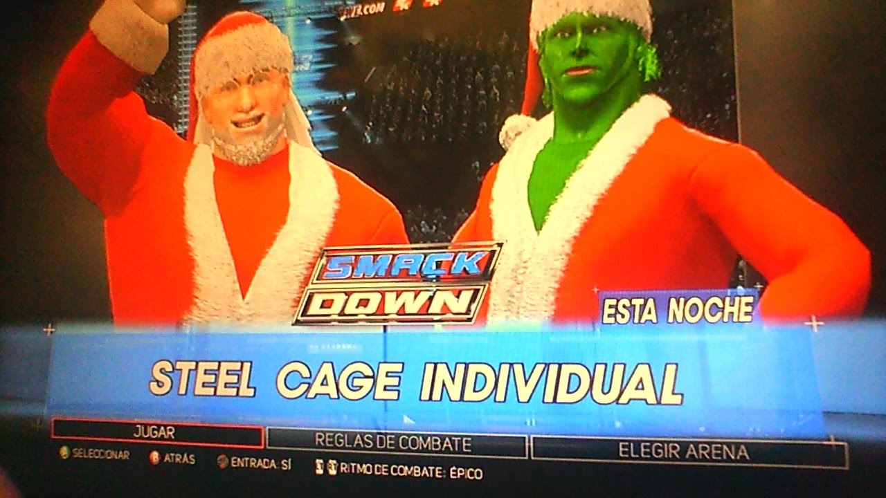 Santa Claus vs The Grinch en WWE 2K17 - YouTube