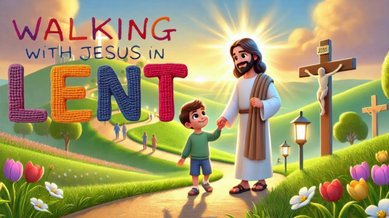 Bible Kids Song | Sunday School Song | Walking with Jesus in Lent | A ...