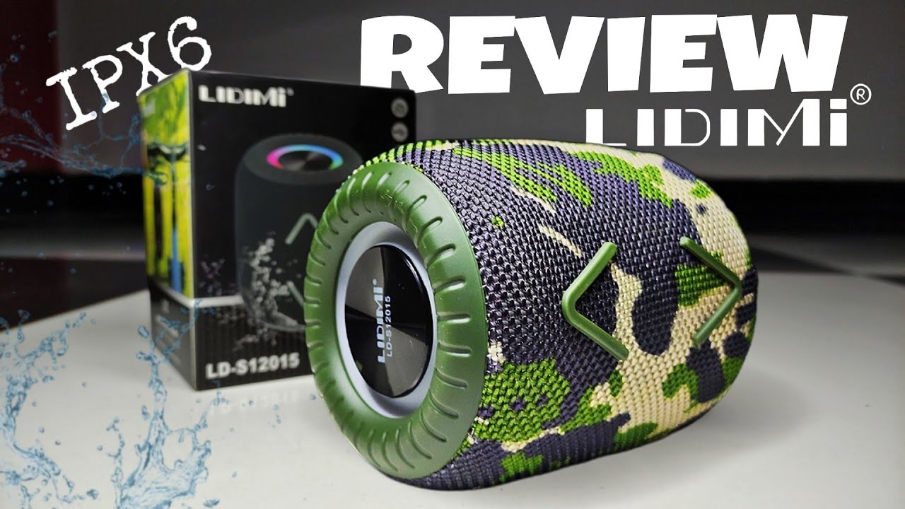 REVIEW LIDIMI LD-S12015 - EXTRAORDINARIO PARLANTE BLUETOOTH IPX6 - YouTube