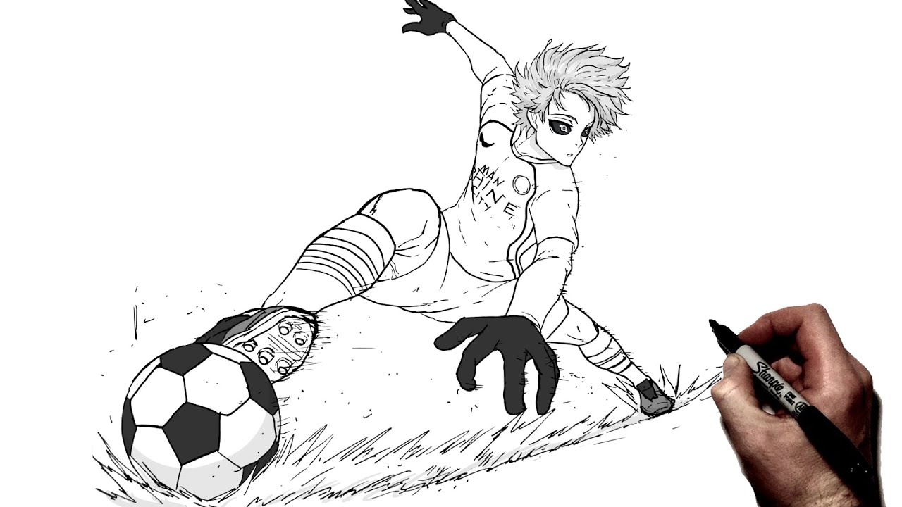 How To Draw Nagi Zero Reset Turn | Step By Step | Blue Lock - YouTube