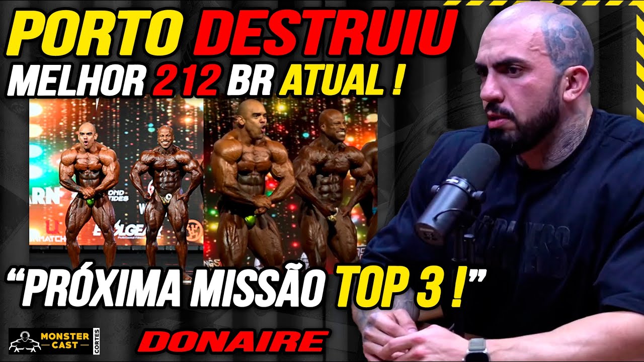 VITOR PORTO TOP 3 NO PROXÍMO OLYMPIA NA 212 !? DONAIRE CONTOU SOBRE OS ...