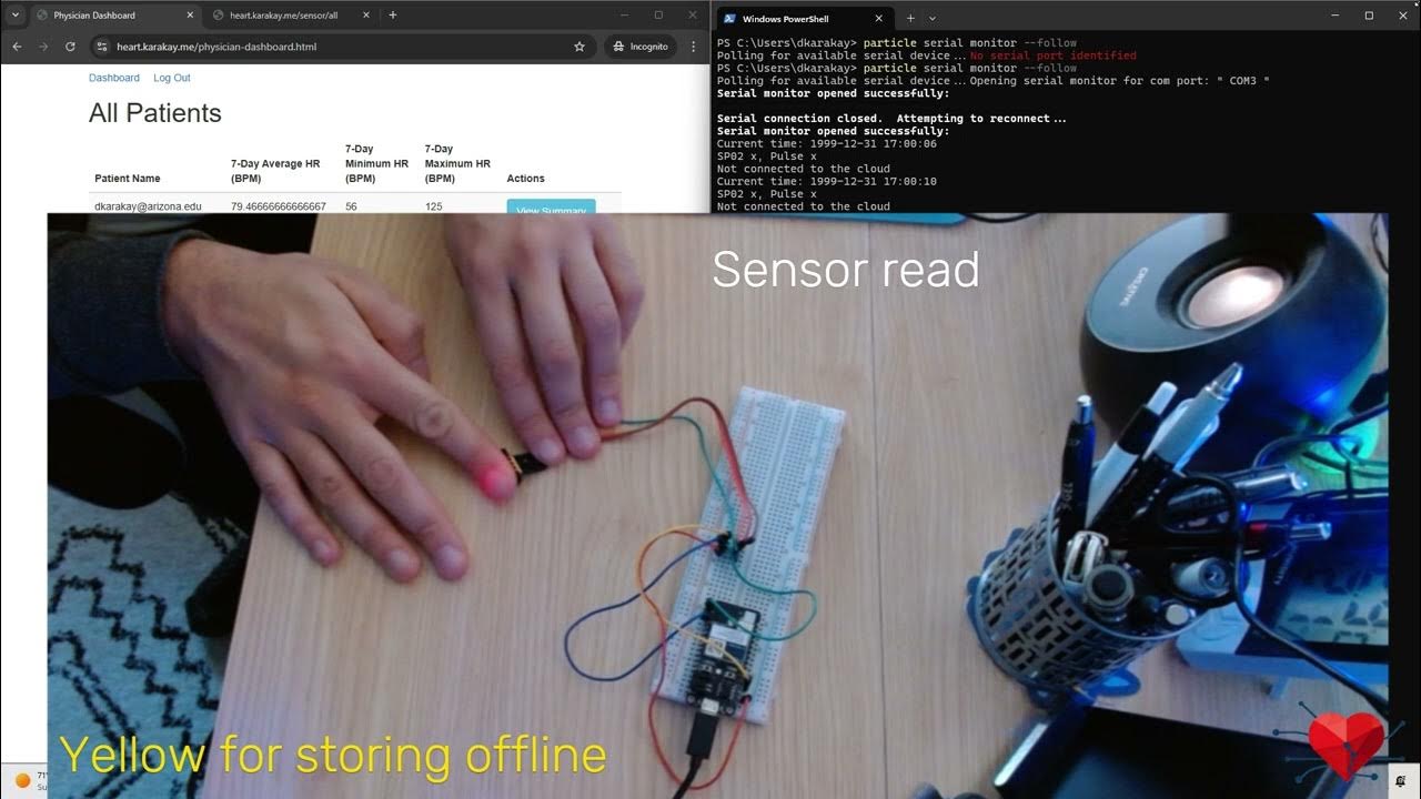 ECE513 Project Final Demo | Heart Rate Monitoring System - YouTube