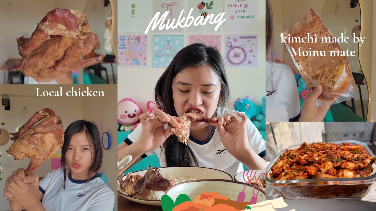 Let’s cook and eat whole local chicken with actress MOINU MATE homemade ...