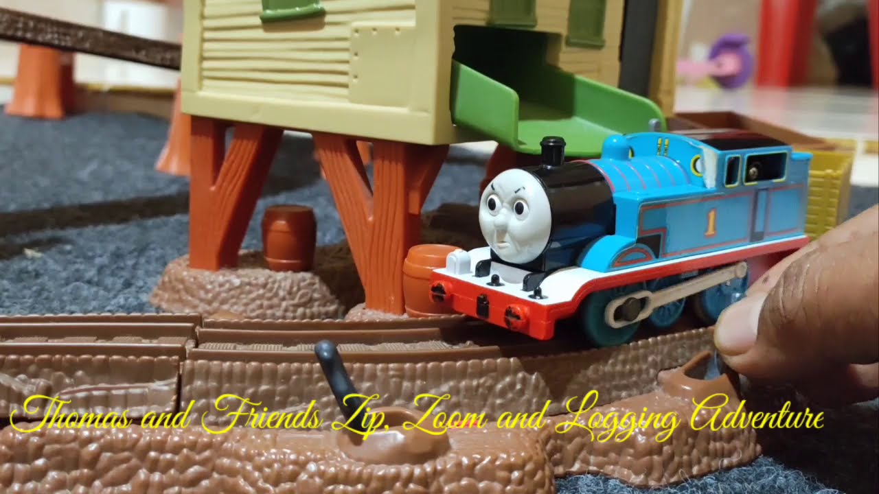 Thomas and friends zip zoom longging adventure set - YouTube