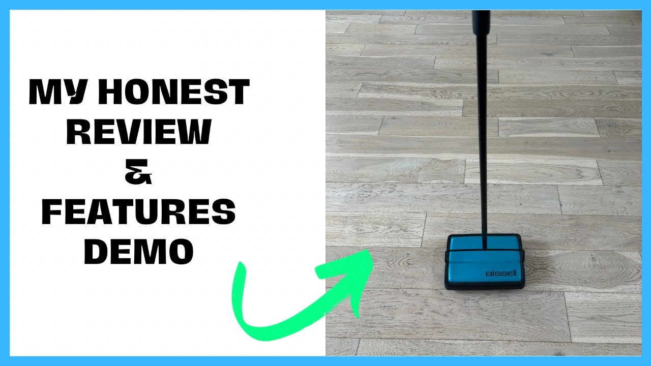 Bissell Easy Sweep Cordless Compact Carpet & Floor Sweeper Review ...