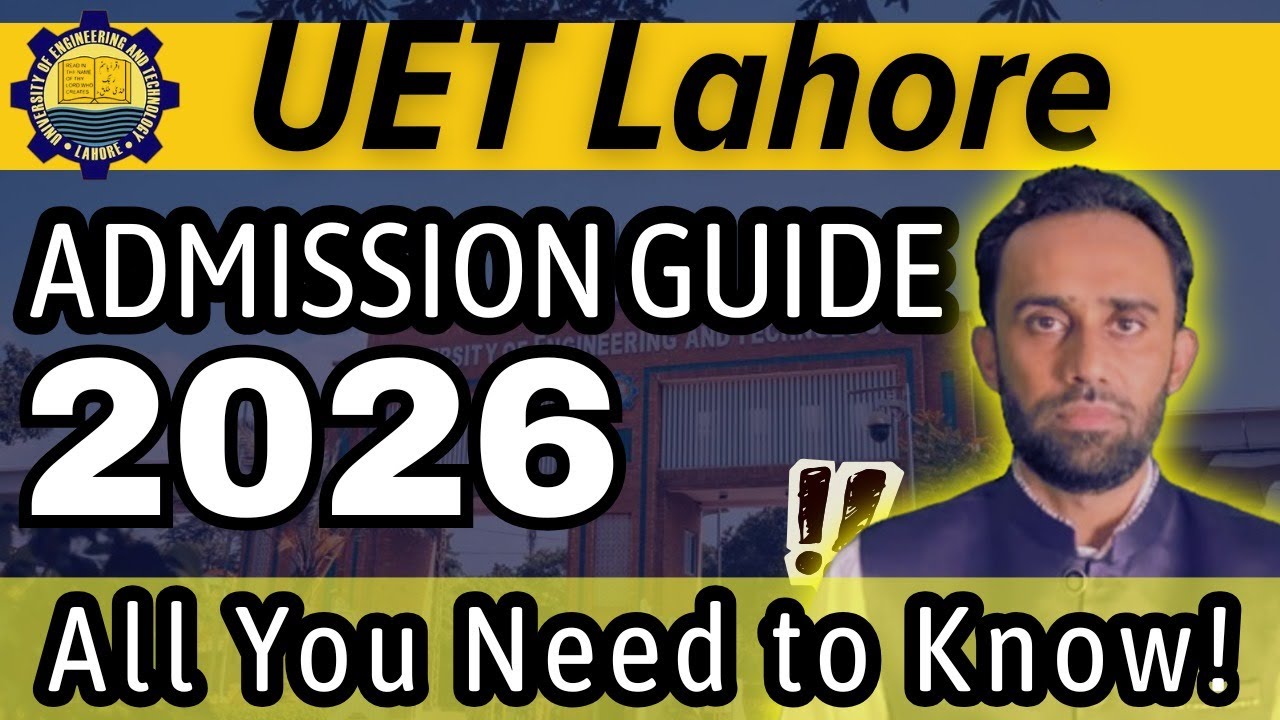 UET Fall Admission Test Guide I How to Prepare UET ECAT 2026 I UET 1st ...
