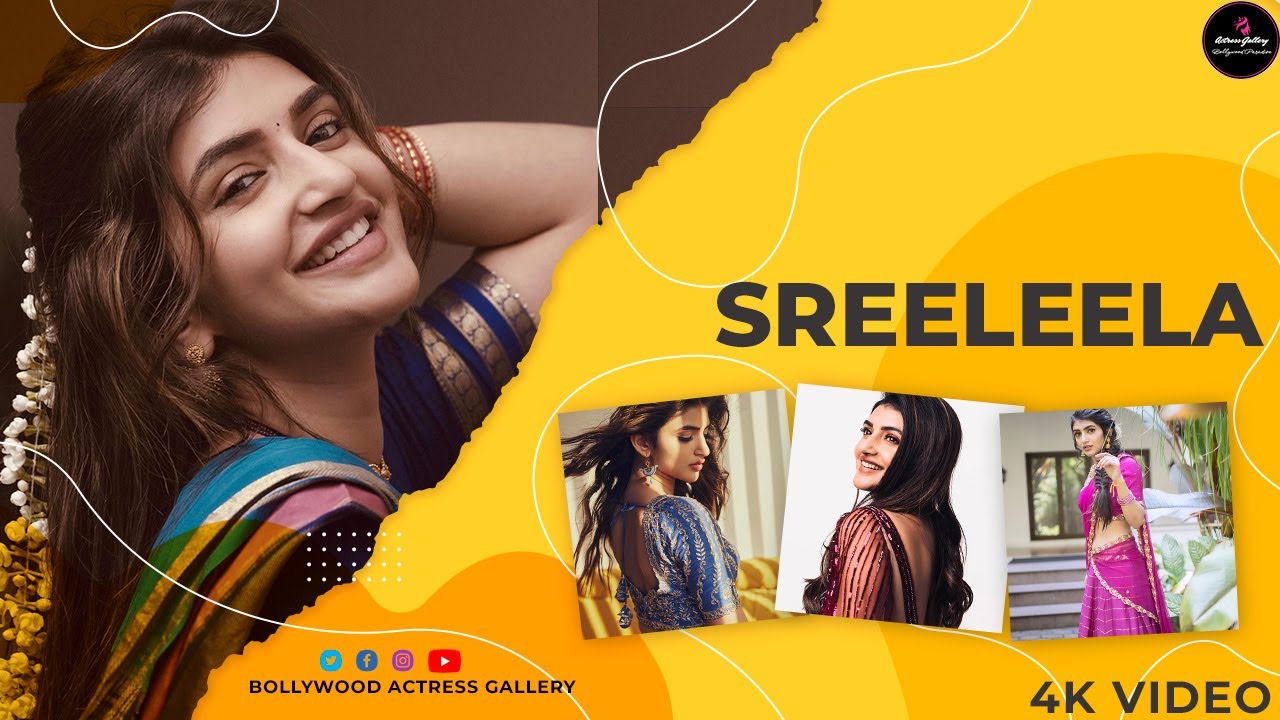 Sreeleela - South Indian Telugu Actress Video in 4K - YouTube