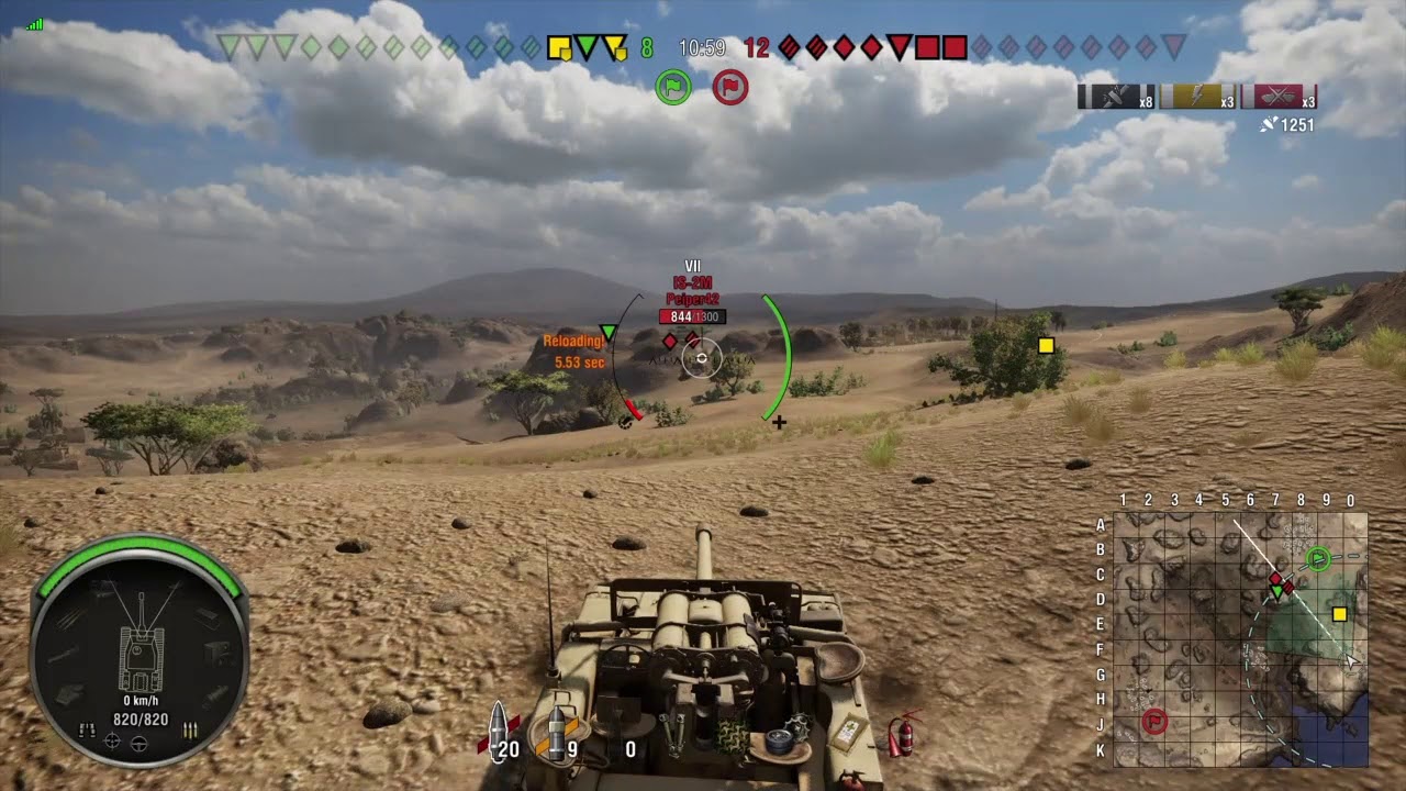 M56 and AT7 carry World of Tanks - YouTube