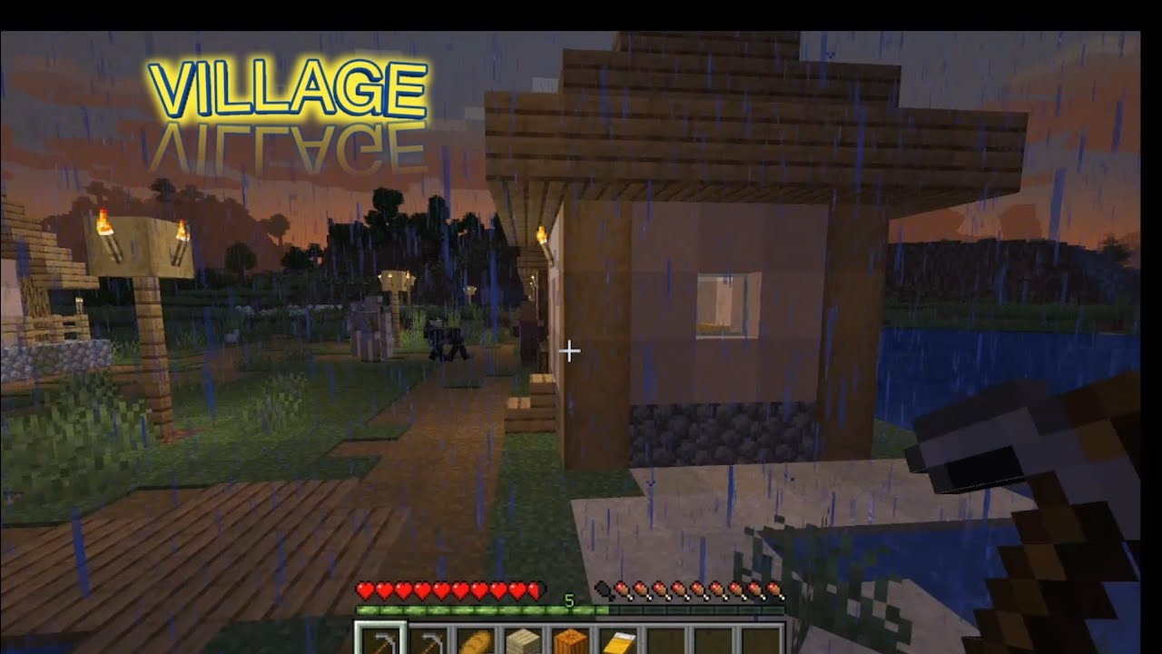 I FOUND A VILLAGE IN MINE CRAFT BUT *GOT SHOCKED* || MINECRAFT GAMEPLAY ...