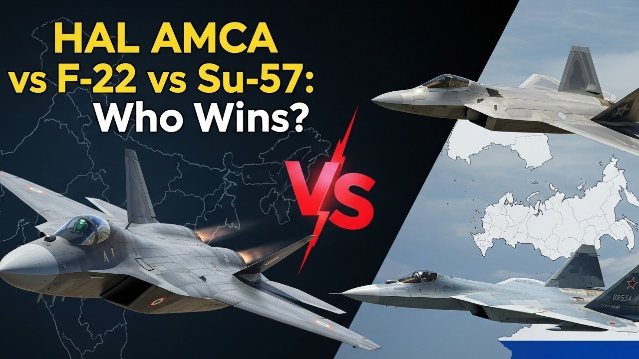 Can India's HAL AMCA Challenge the F-22 and Su-57 - YouTube