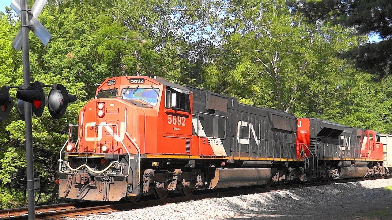 An All - EMD Tank Train With CSX and CN Power! - YouTube