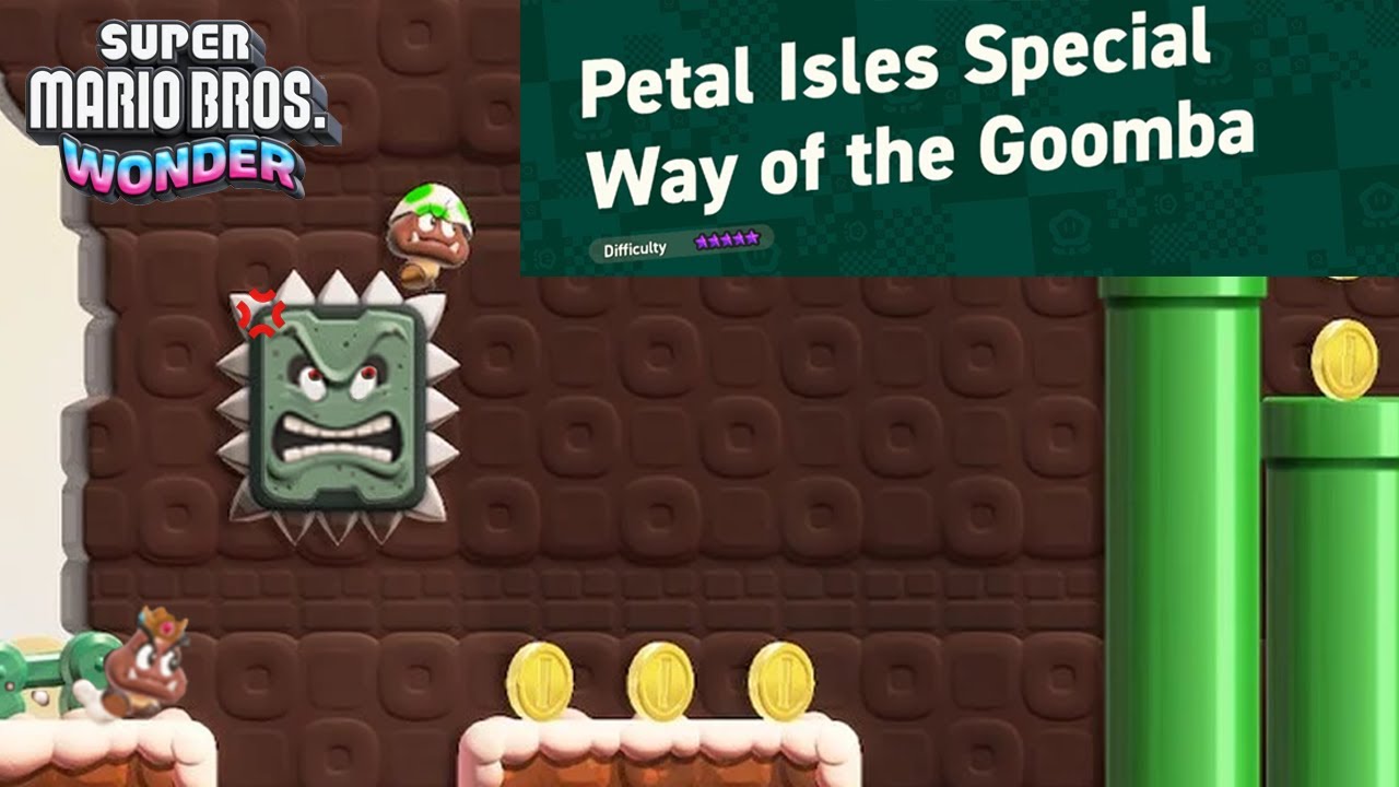 Super Mario Bros Wonder | Petal Isles Special Way of the Goomba - YouTube