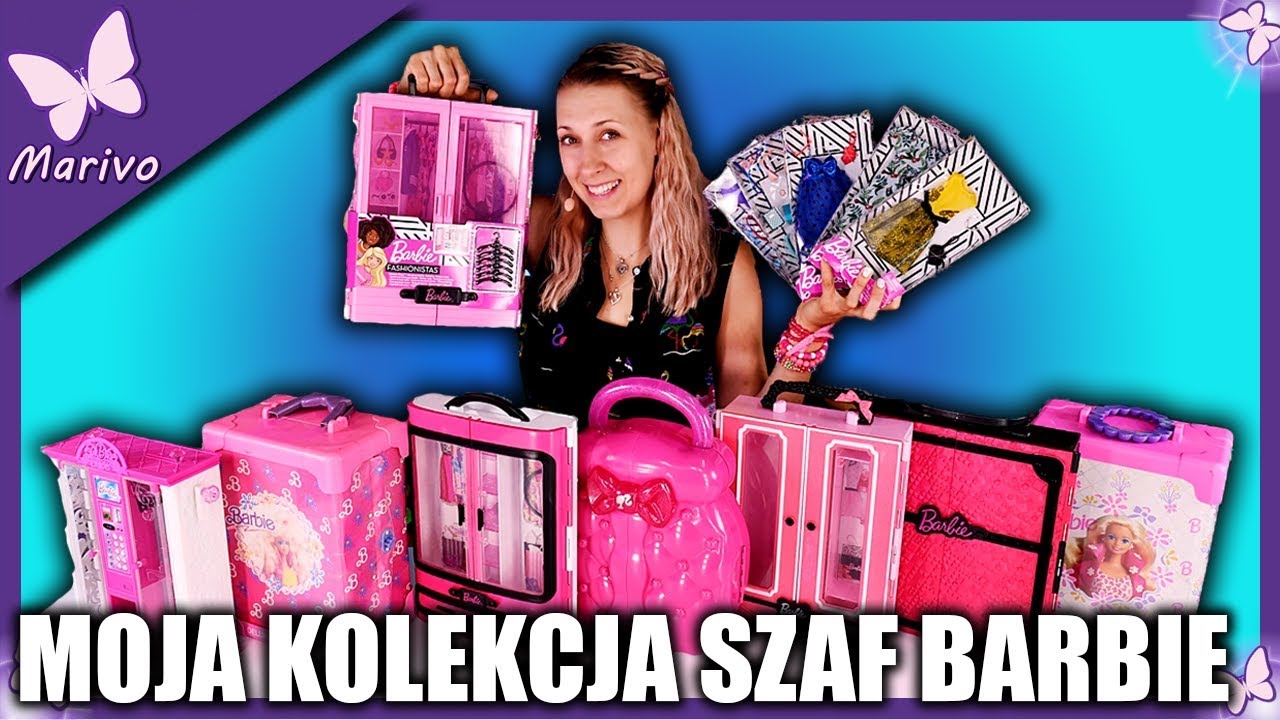 NOWA SZAFA DLA BARBIE - MOJA KOLEKCJA I NOWE UBRANKA * Unboxing lalkami ...