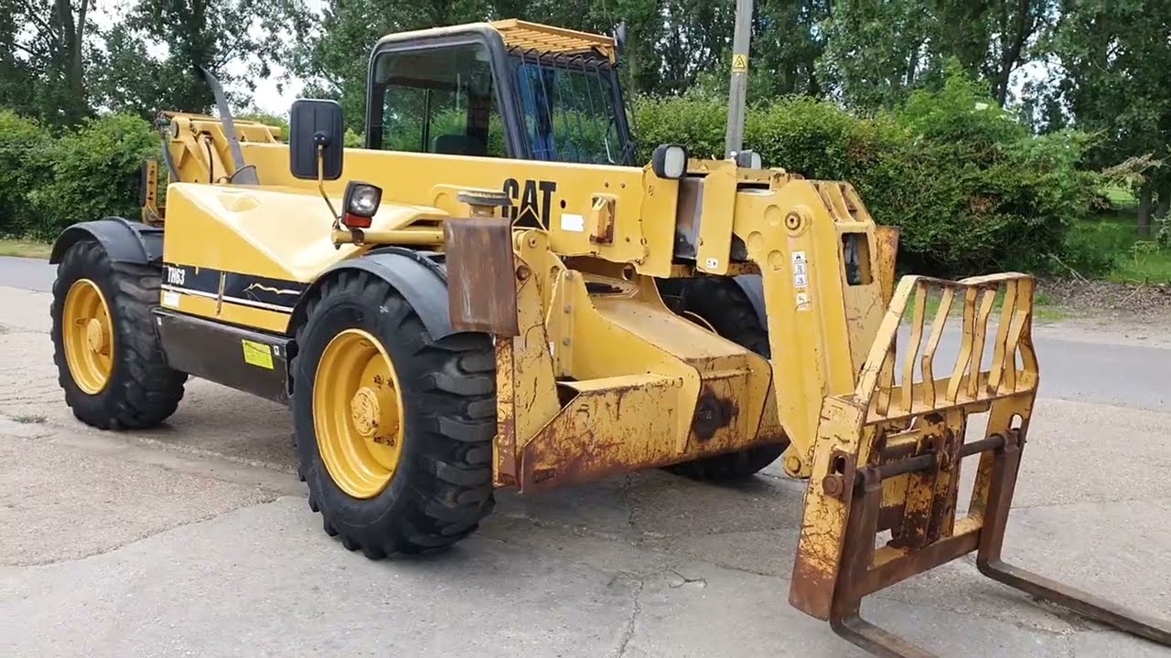 CAT TH63 Telehandler - Test Drive Working Review | diggersandtractors ...