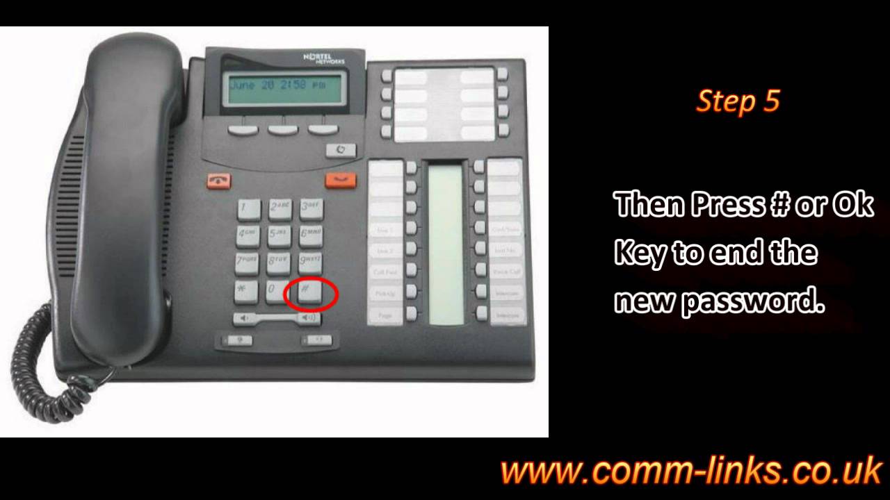 How to Initialise your voicemail on a meridian Norstar? - YouTube