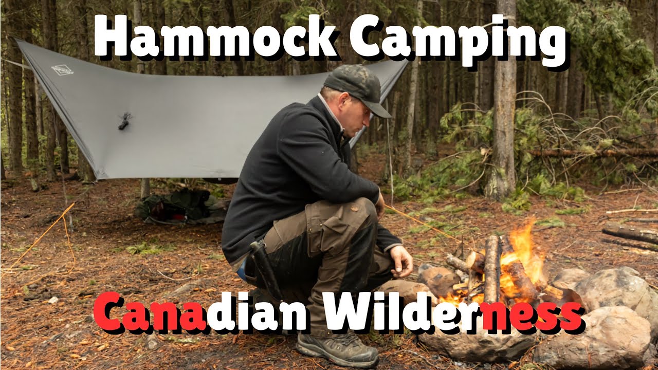 Hammock Camping Remote Canadian Wilderness - YouTube
