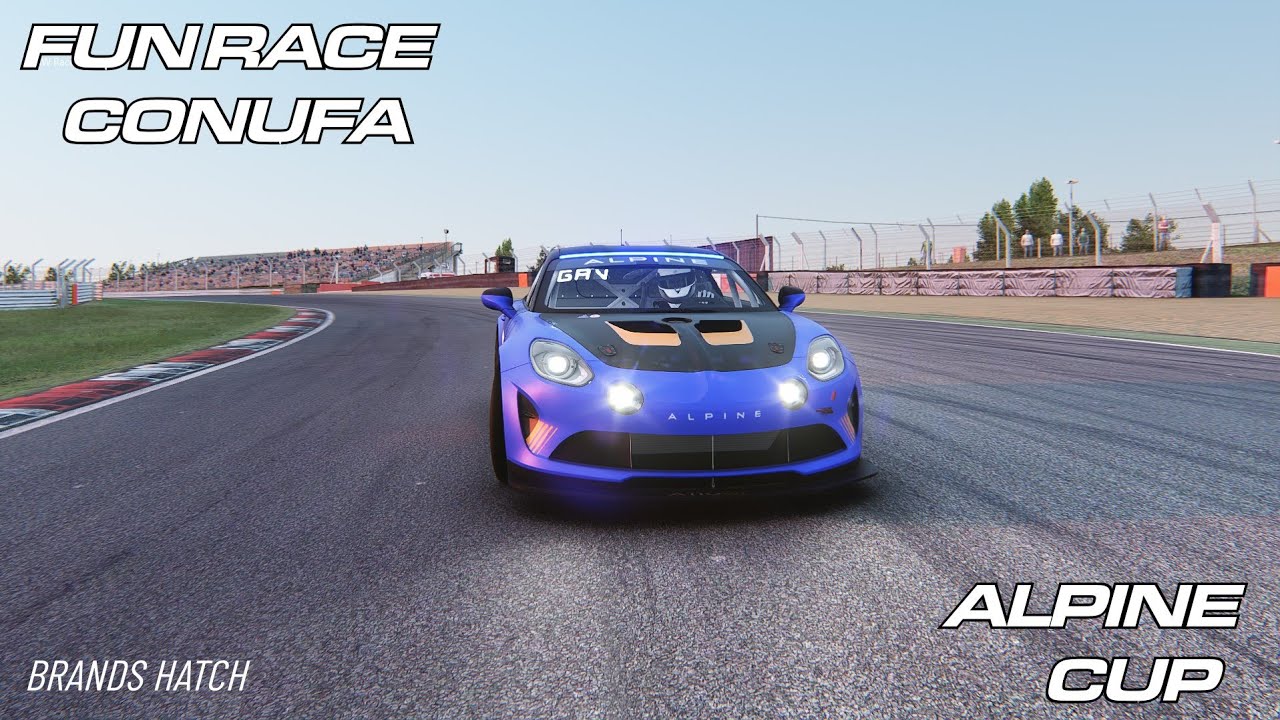 Fun Race Confusa Alpine Cup Brand Hatch !! - YouTube