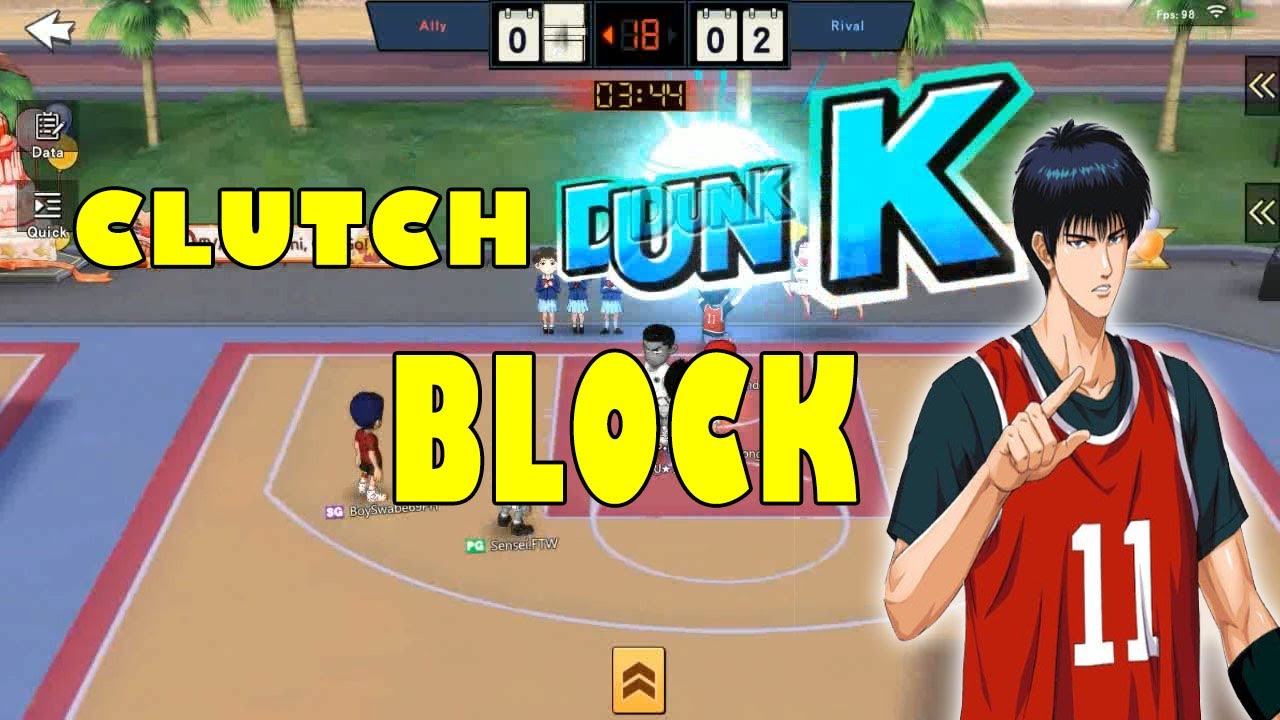 SLAM DUNK MOBILE - RUKAWA STOPPING A GAME WINNING SHOT! - YouTube