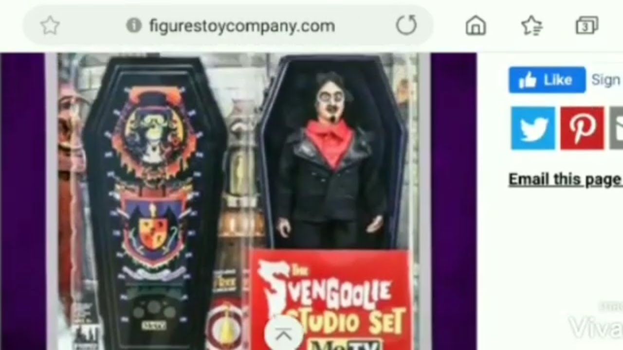 Svengoolie Studio Set Action Figure With Rubber Chicken & Coffin ...