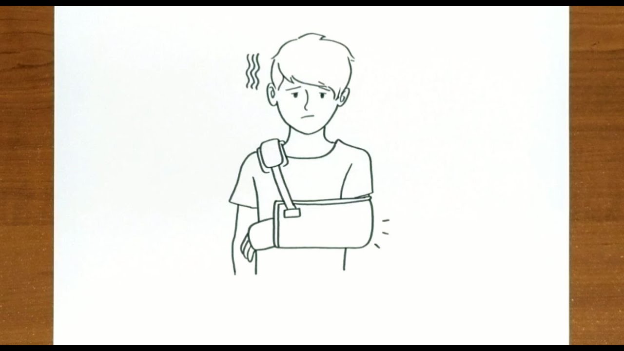 How to Draw INJURY HAND ILLUSTRATION - YouTube