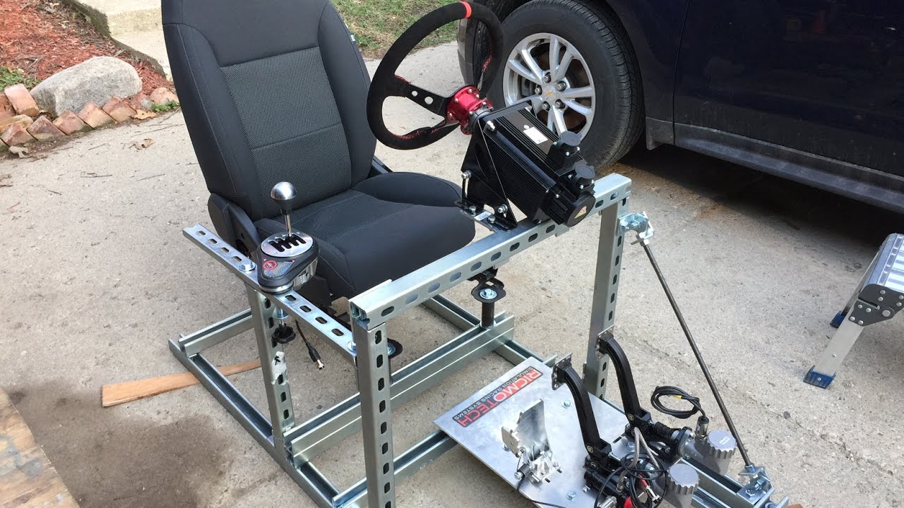OSW Direct-drive and Ricmotech Real Gear sim rig running for the first ...