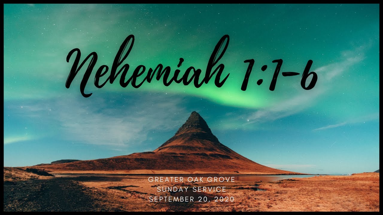 Nehemiah 1:1-6 - YouTube